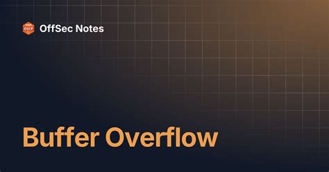 Buffer Overflow Offsec Notes