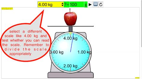 Mass Or Weighing Scale Model Javascript Simulation Applet Html5 Open