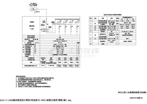 某供电设计公司参考低压柜图纸低压电气原理图土木在线