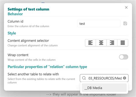 [bug] relations columns showing content of own db instead of linked db