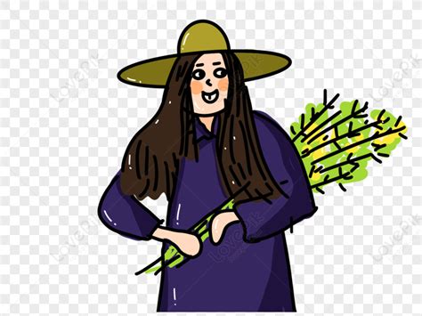 밀 귀를 들고 농부 Png 일러스트 무료 다운로드 Lovepik