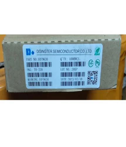 Doingter Etc Irf9630 Power Mosfet Dip At Rs 19 Pieces In Mumbai Id 2852699320162