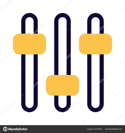 Palanca Afinación Mezcla Para Resultado Óptimo Vector De Stock