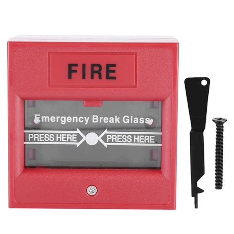 Red Sign Emergency Stop Switch Emergency Exit Fire Alarm Button Desertcart Singapore