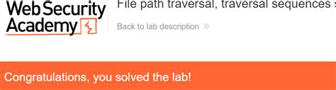 Portswiggerlabsdirectory Traversalmd At Main · Tousif13port