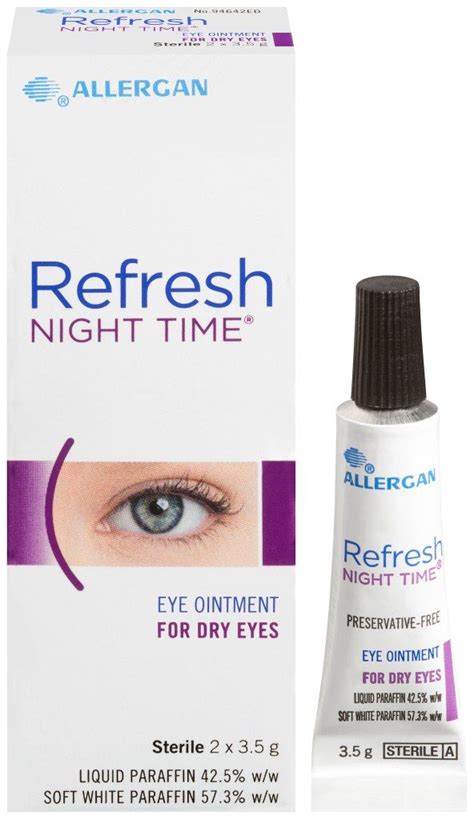 Refresh Night Time Eye Ointment 3 5g X 2 Chemistpacks