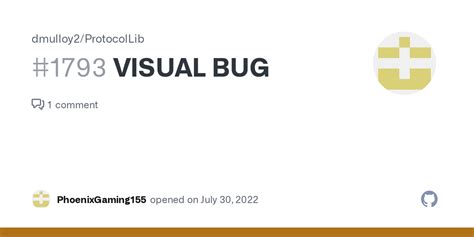 Visual Bug Issue Dmulloy Protocollib Github