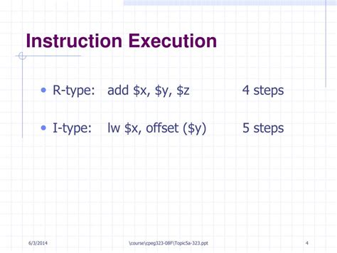 PPT Design Of The Control Unit For Single Cycle Instruction Execution PowerPoint Presentation
