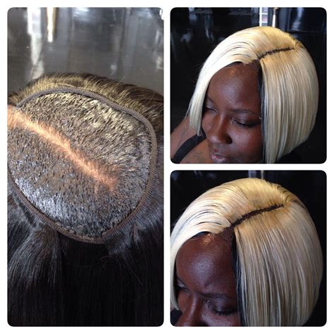 Qw With Invisible Part Illusion Hairline Glue In Weave Sewing Tips