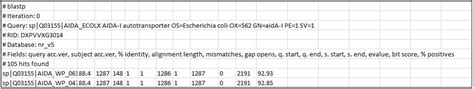extracting specific hits from blast output how to automate this