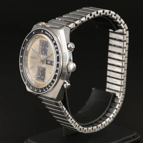 Vintage Seiko Speed Timer Stainless Steel Chronograph Wristwatch Ebth