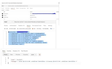 query data influx cloud db by using flux and api fluxlang