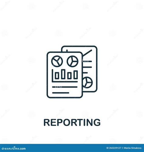 Reporting Icon Monochrome Simple Business Intelligence Icon For Templates Web Design And