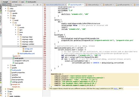 Android Androidmanifest No Resource Found Stack Overflow