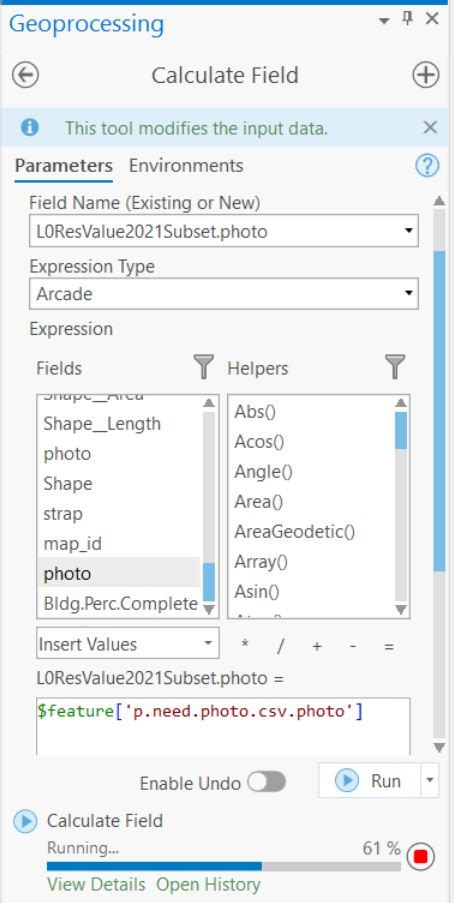 Solved Calculate Field Using A Layer On Portal Fails Ev Esri