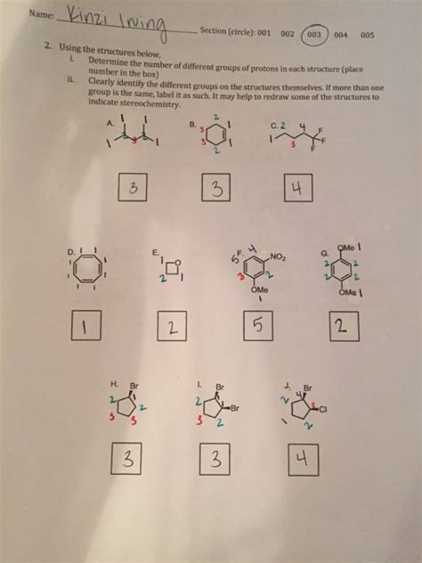 Solved Nuclear Magnetic Resonance Nmr Paper Lab Chegg Com