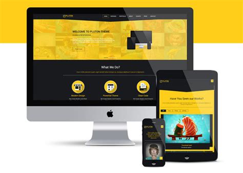 Free Download Pluton Single Page Bootstrap Html5css3 Template