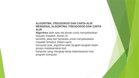 Algoritma Pseudokod Dan Carta Alir Nota 1pdf