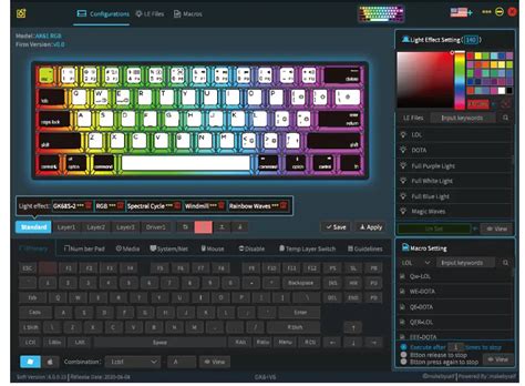 Skyloong 61 Key V2 Series Rgb Usb Plus Bluetooth 2 Mode Keyboard User Guide