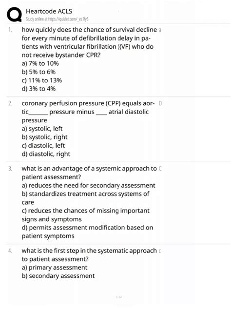 Heartcode Acls Online Certification Course 2025 Update Algorithms