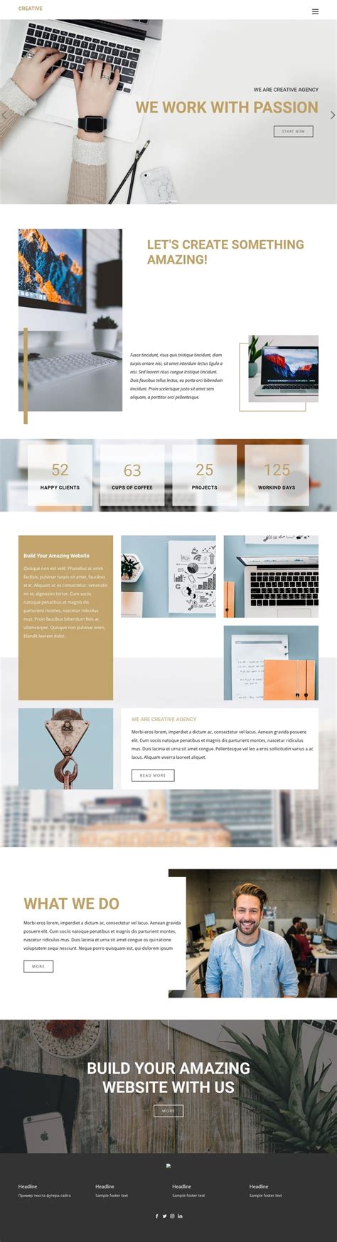 Exceptional Creative Designs CSS Template By Nicepage