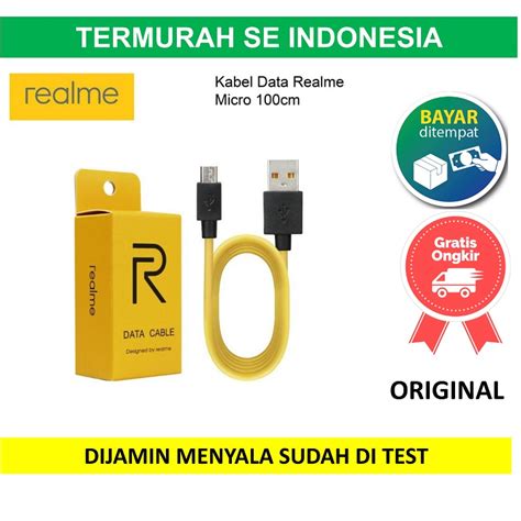 Jual Kabel Data Realme Micro Usb Cable Fast Charging Warna Kuning Meter Meter M Real Me