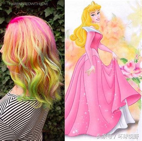 迪斯尼公主的夢幻漸層發色，還是艾莎公主這款最美 每日頭條