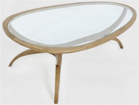 Casa Padrino Table Basse Art Déco De Luxe Marron Clair 130 X 88 X H 46
