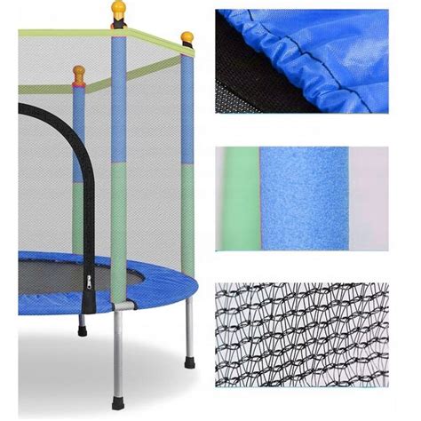 ᐉ Батут Atleto с сеткой 140 см Синий Krb01 • Купить в Киеве Украине • Лучшая цена в Эпицентр