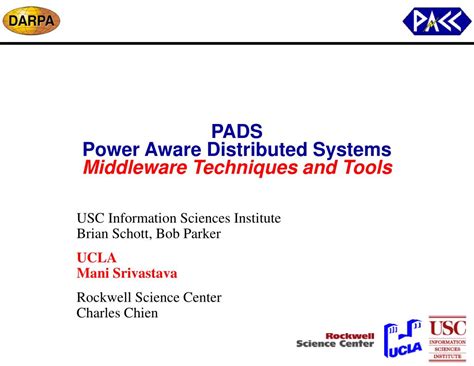 Ppt Pads Power Aware Distributed Systems Middleware Techniques And Tools Powerpoint