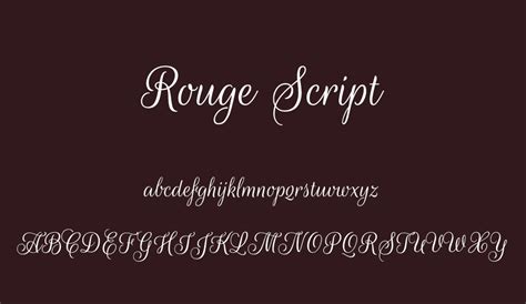 Rouge Script Free Font
