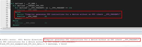 Cubemx生成的stm32f4xx Mdk工程fpu和dsp库的使用fpu Present Csdn博客