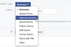 Facebook Expands Options For Alternative Names