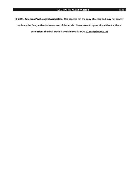 Pdf Moretti Et Al 2023 Stimulus Triggered Task Conflict Affects