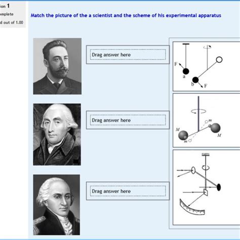 example of the drag and drop matching test download scientific diagram