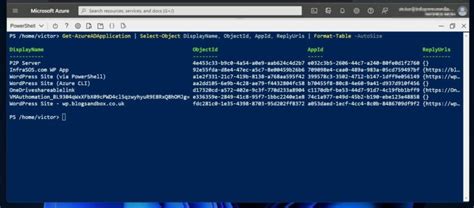 Managing Azure Ad Applications With Powershell