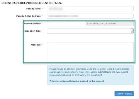 how to submit a registrar exception request rer bc knowledge for