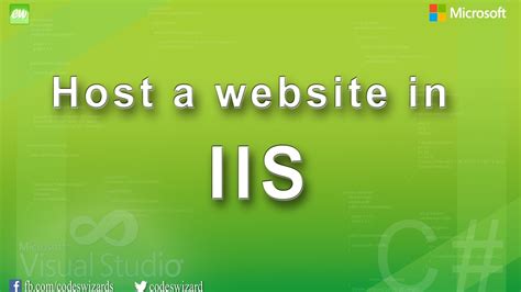 How To Host An ASP NET Website In IIS YouTube