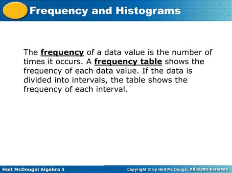 PPT Frequency And Histograms PowerPoint Presentation Free Download ID 2767714