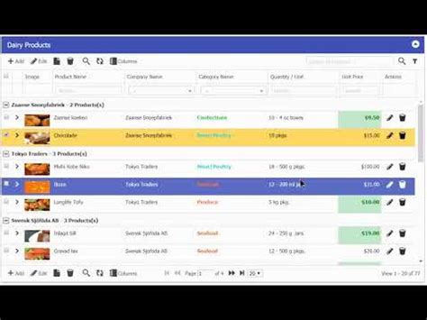 PHP Grid Control Features Overview By Grid PHP YouTube