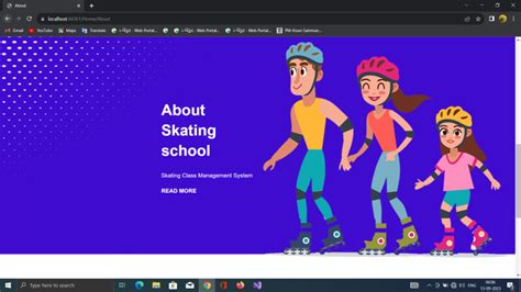 Online Skating Class Management System Project In C Net With Source