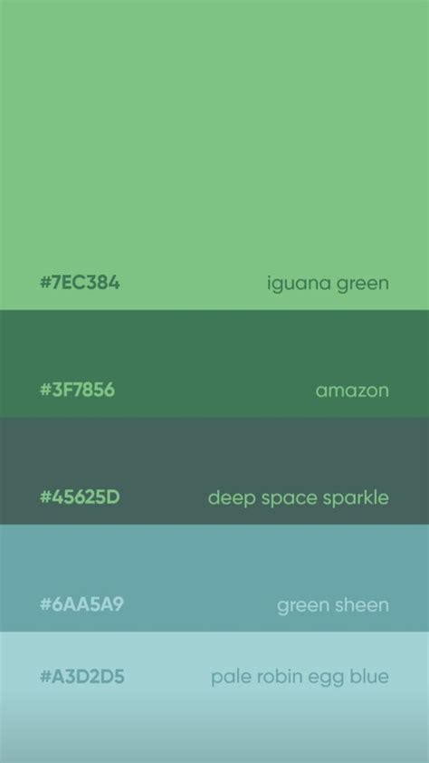 Green Blue Schemes Color Palettes Flat Color Palette Color Design Green Blue Schemes Color Palettes Flat Color Palette Color Design