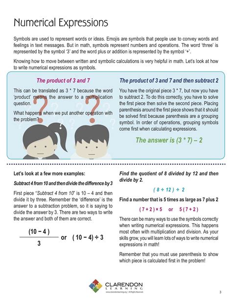Numerical Expressions Learn Bright