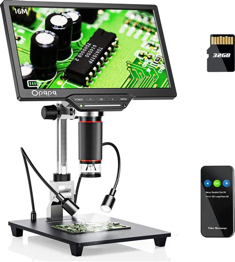 Amazon Com HDMI LCD Digital Microscope X Coin Microscopes With Screen Light For