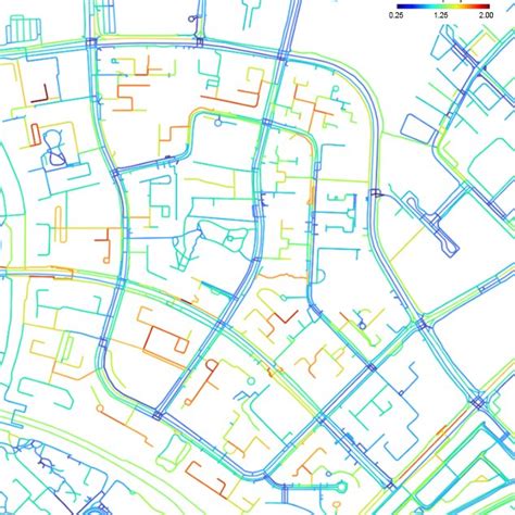 visual complexity distribution at pasir ris is well balanced with high