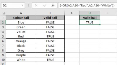 How To Use The OR Function In Excel