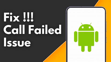 How To Fix Call Failed Issue On Android Youtube