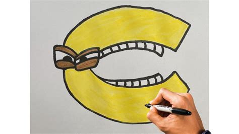 How To Draw Alphabet Lore C Easy Step By Step Drawing Tutorial Youtube