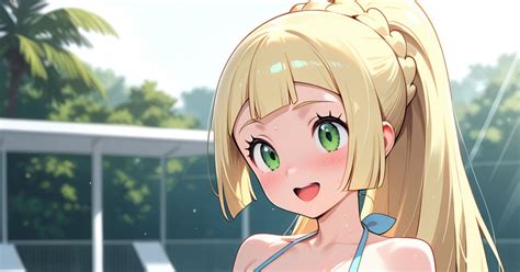 Lillie Pokémon Swimsuit Pokémon Sun And Moon リーリエ Pixiv