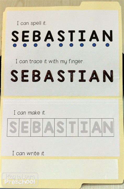 name folders a portable hands on way to learn